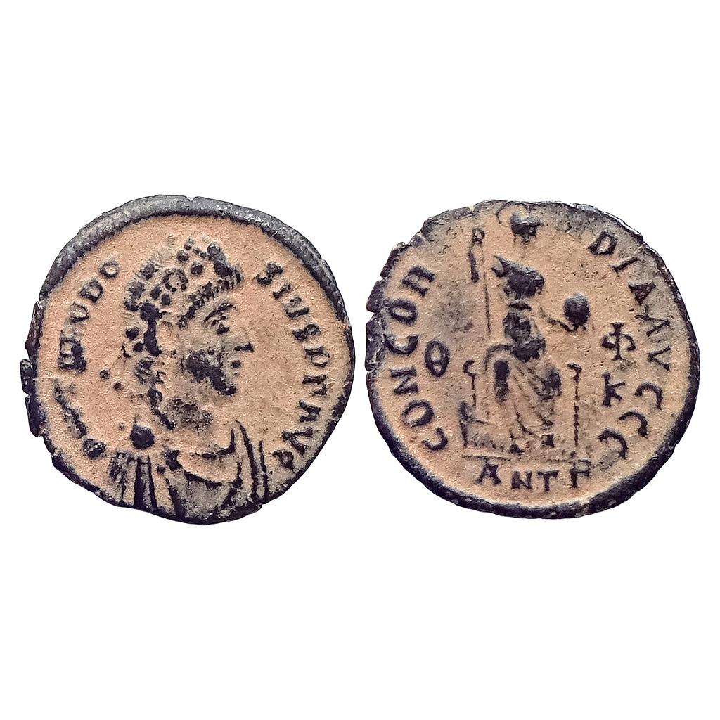 Ancient World Foreign Rome Theodosius I Copper Unit | Virasat Auctions