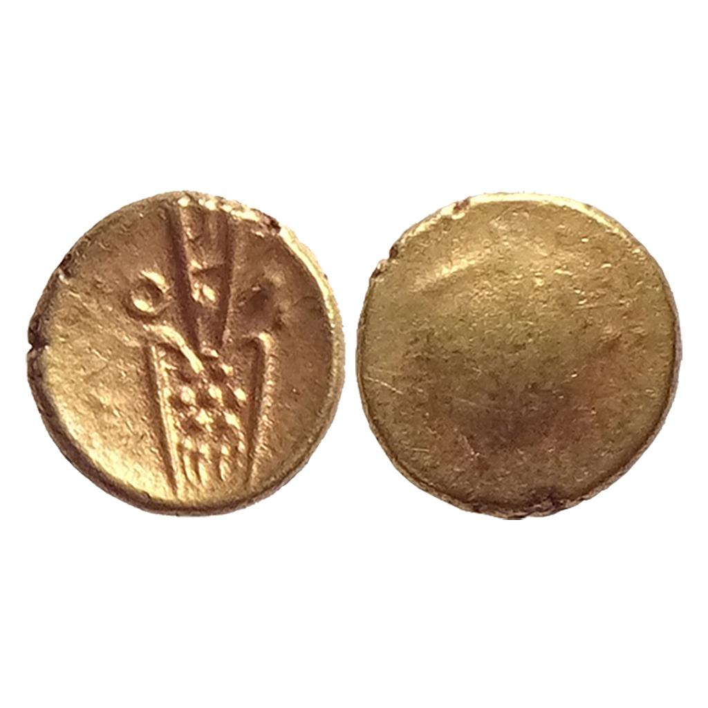 Vira Raya type Anonymous issue Gold Fanam | Virasat Auctions